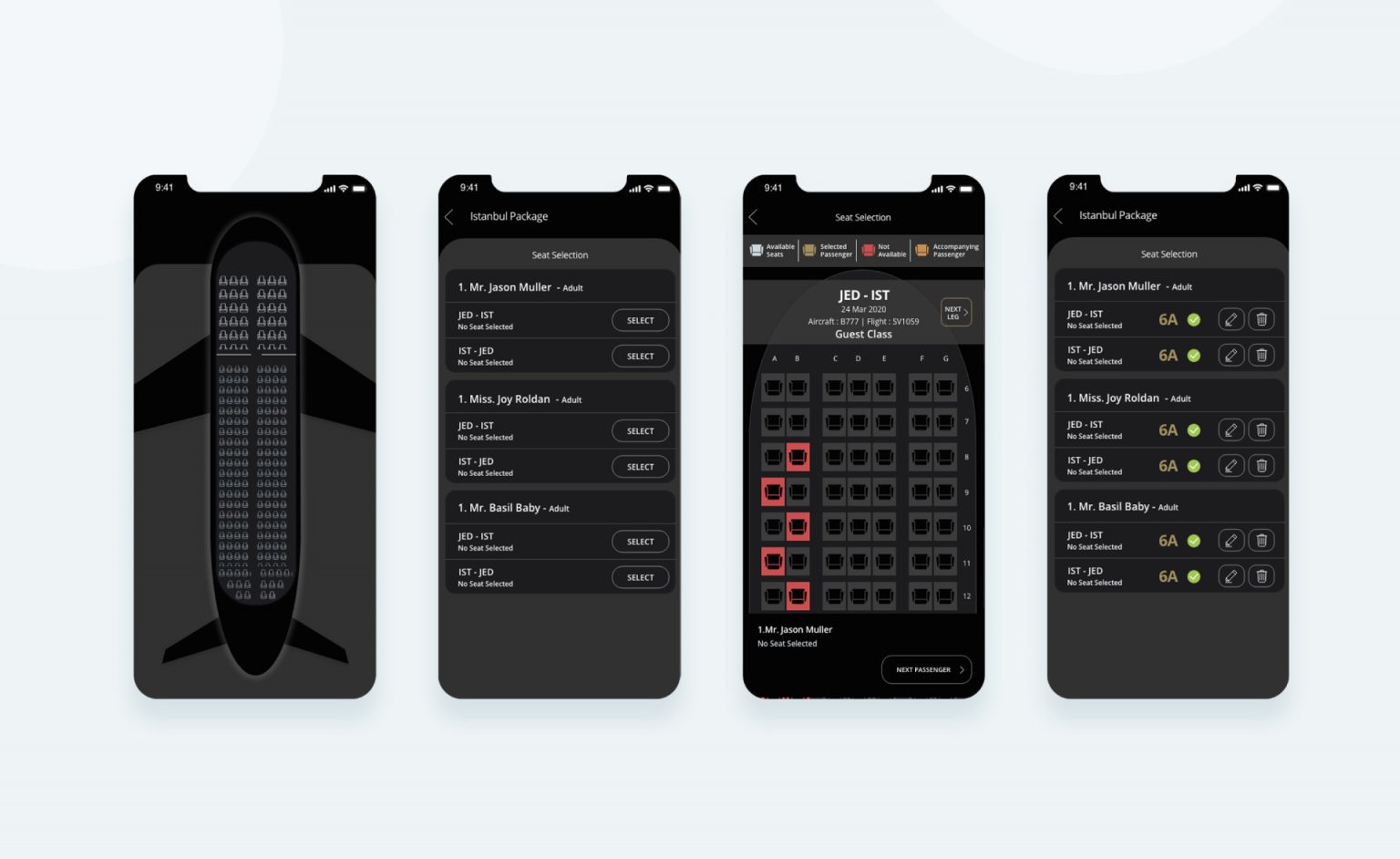 Saudia Holidays - Mobile App Design - TCIG